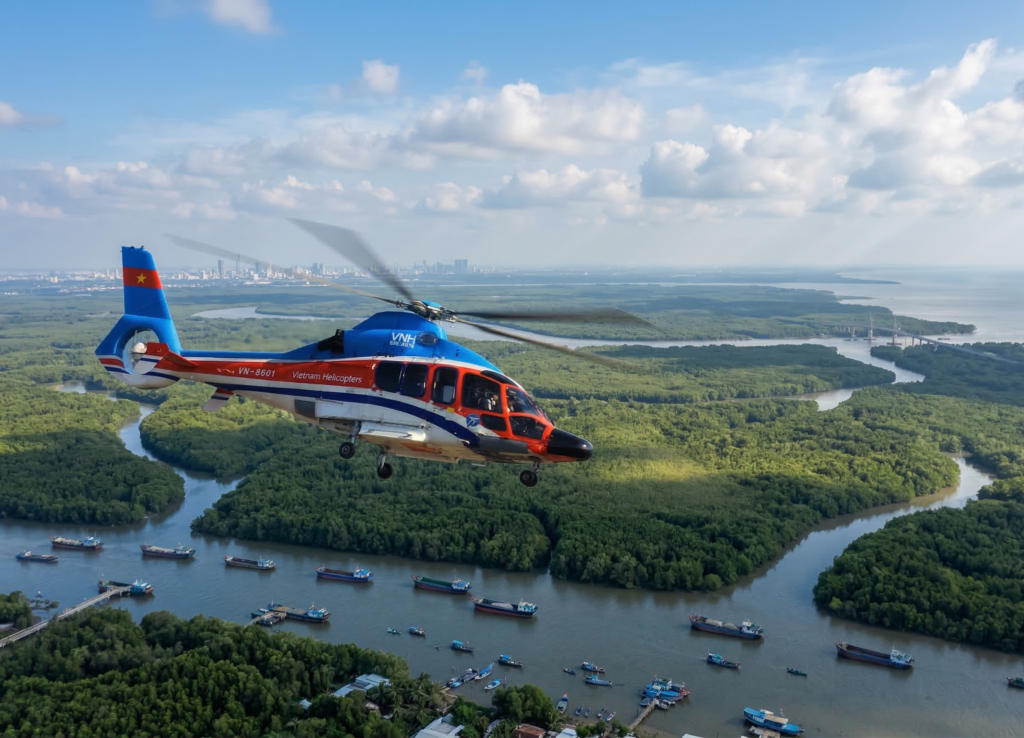 Can Gio Helicopter Sightseeing starting from 240 USD